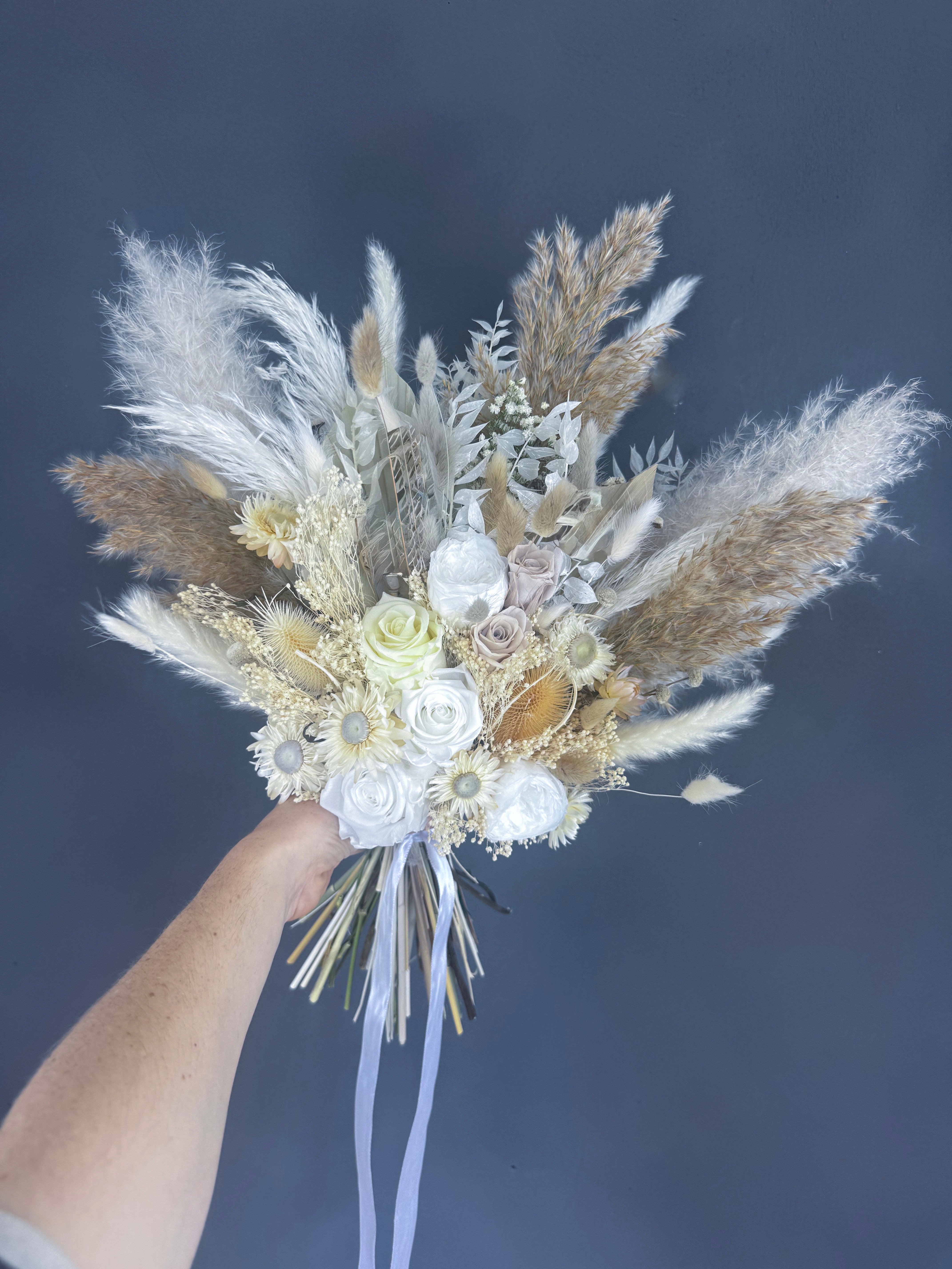 Orla dried flower bridal bouquet / DRIED Wedding Flowers UK – DRIED ...