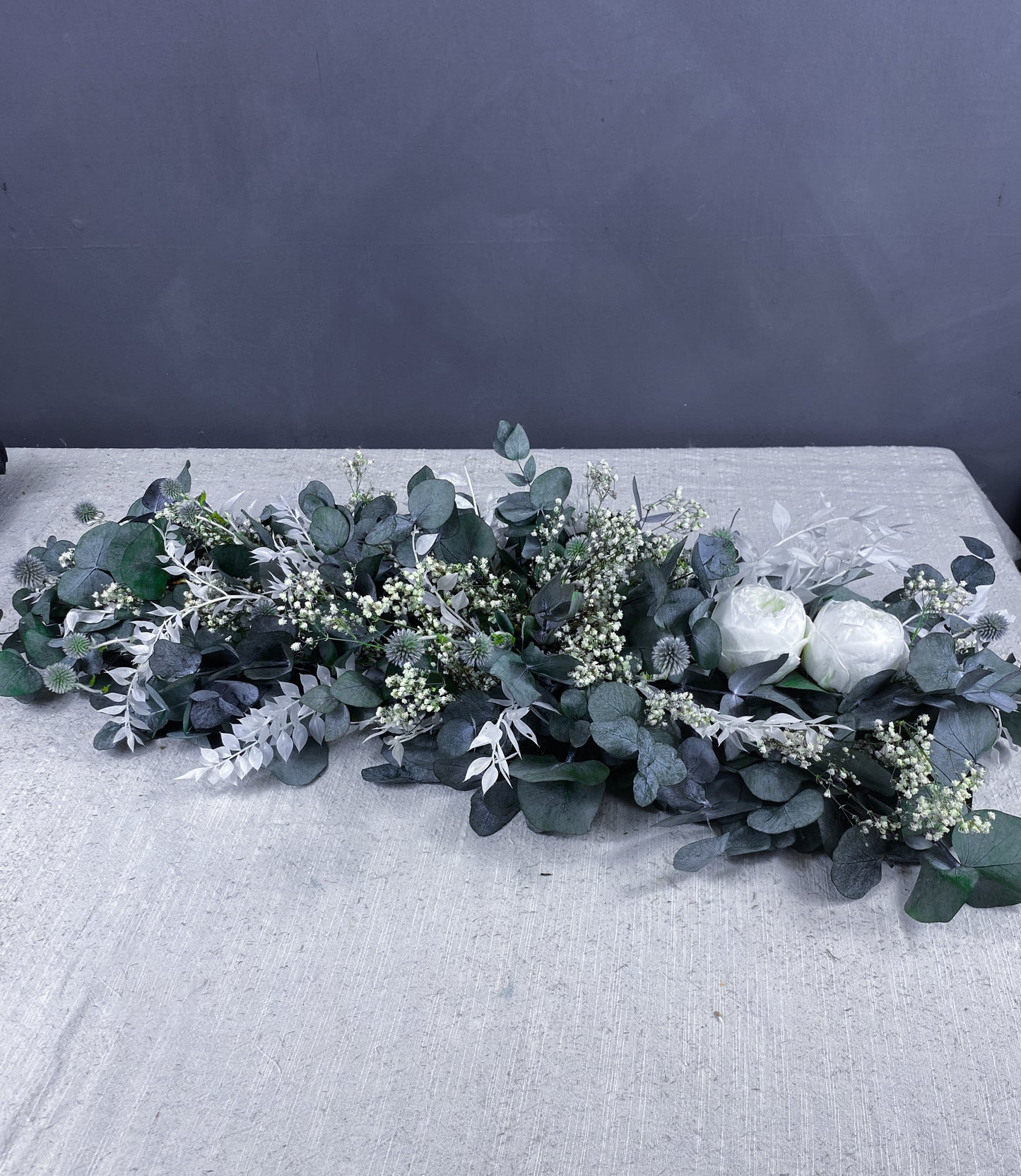 Laurel wedding dried flower garland / DRIED Wedding Flowers UK – DRIED ...