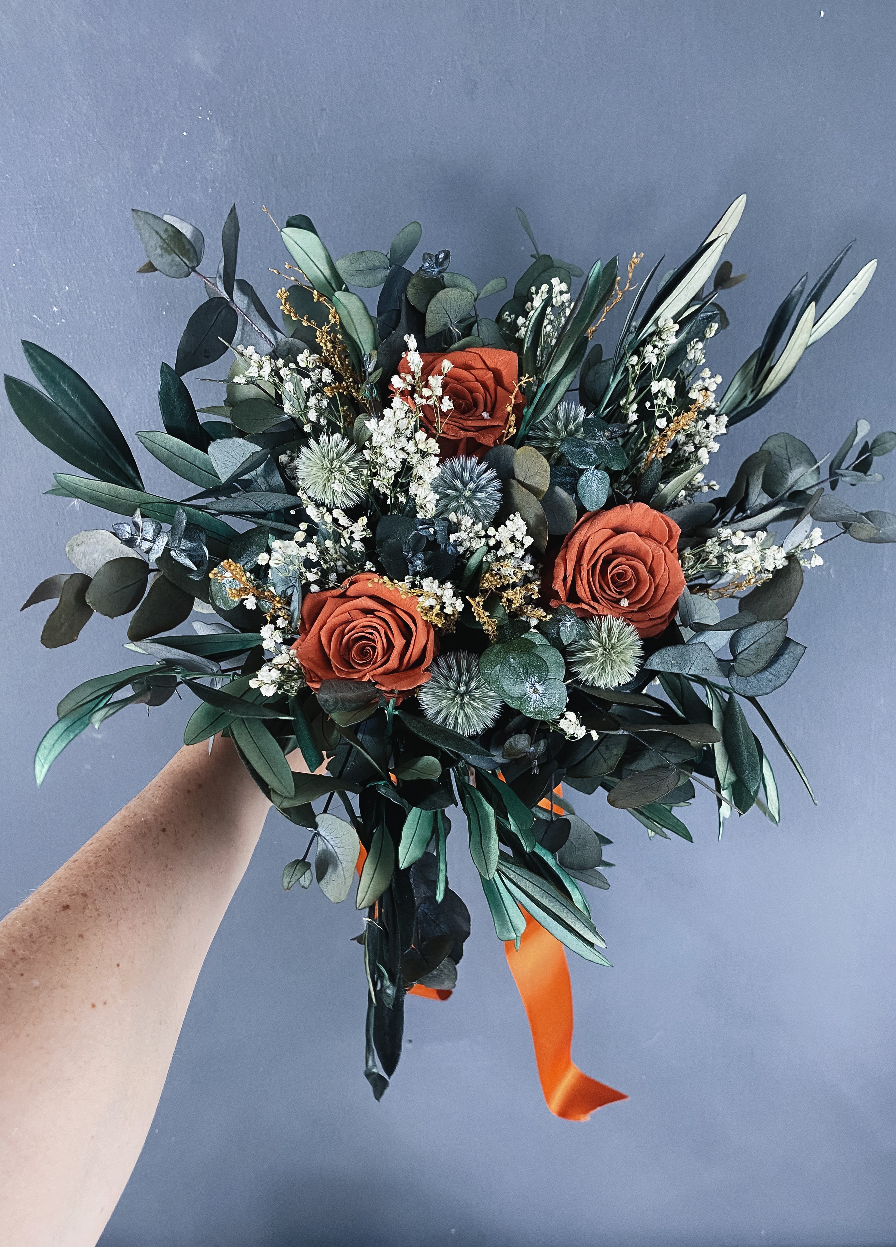 Penny preserved bridal bouquet / DRIED Wedding Flowers UK – DRIED ...