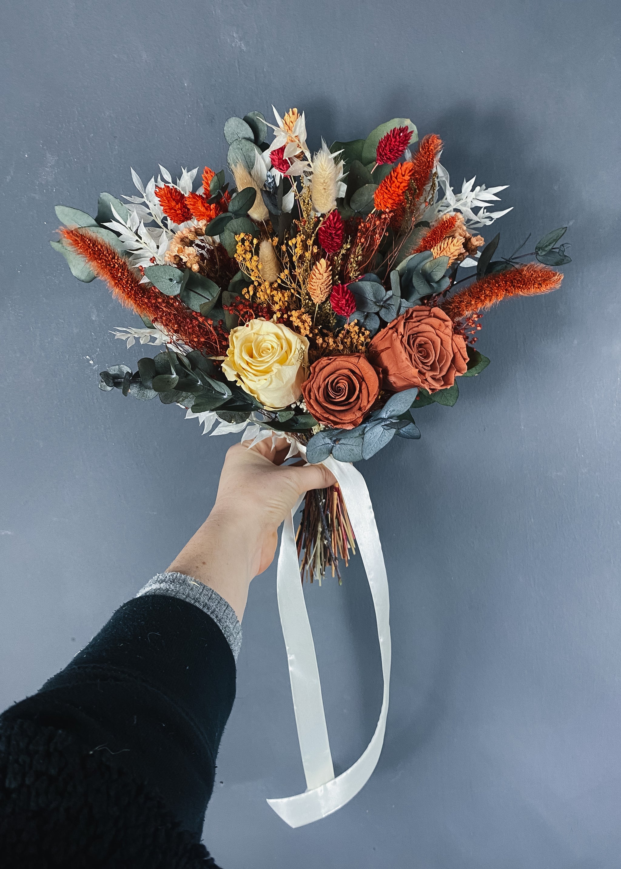 Cara dried wedding bouquet / DRIED Wedding Flowers UK – DRIED Limited